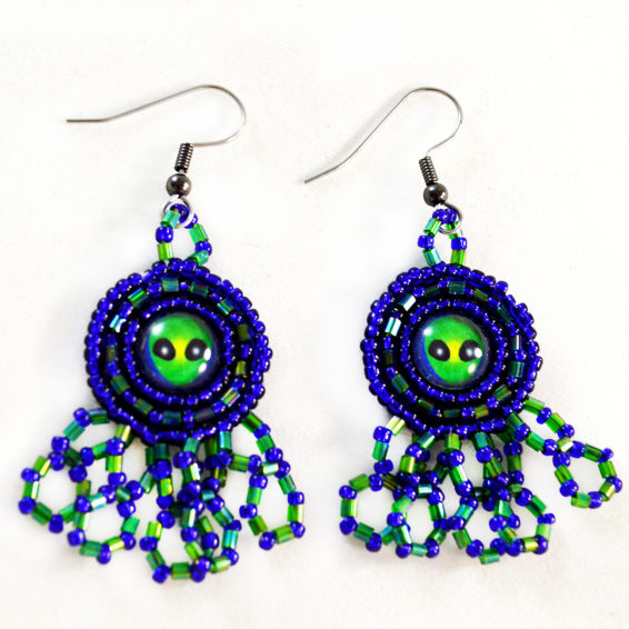 Sci Fi Gift – Alien Earrings – Novelty Jewelry (Made to Order ...