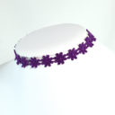 Hippie Purple Choker – Grunge Jewelry – Twisted Pixies