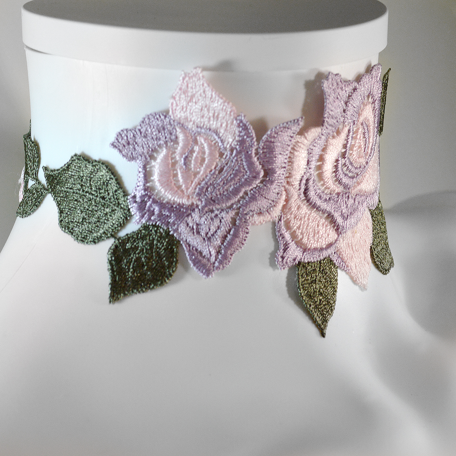 Regal Rose Choker – Romantic Lace Collar - Twisted Pixies