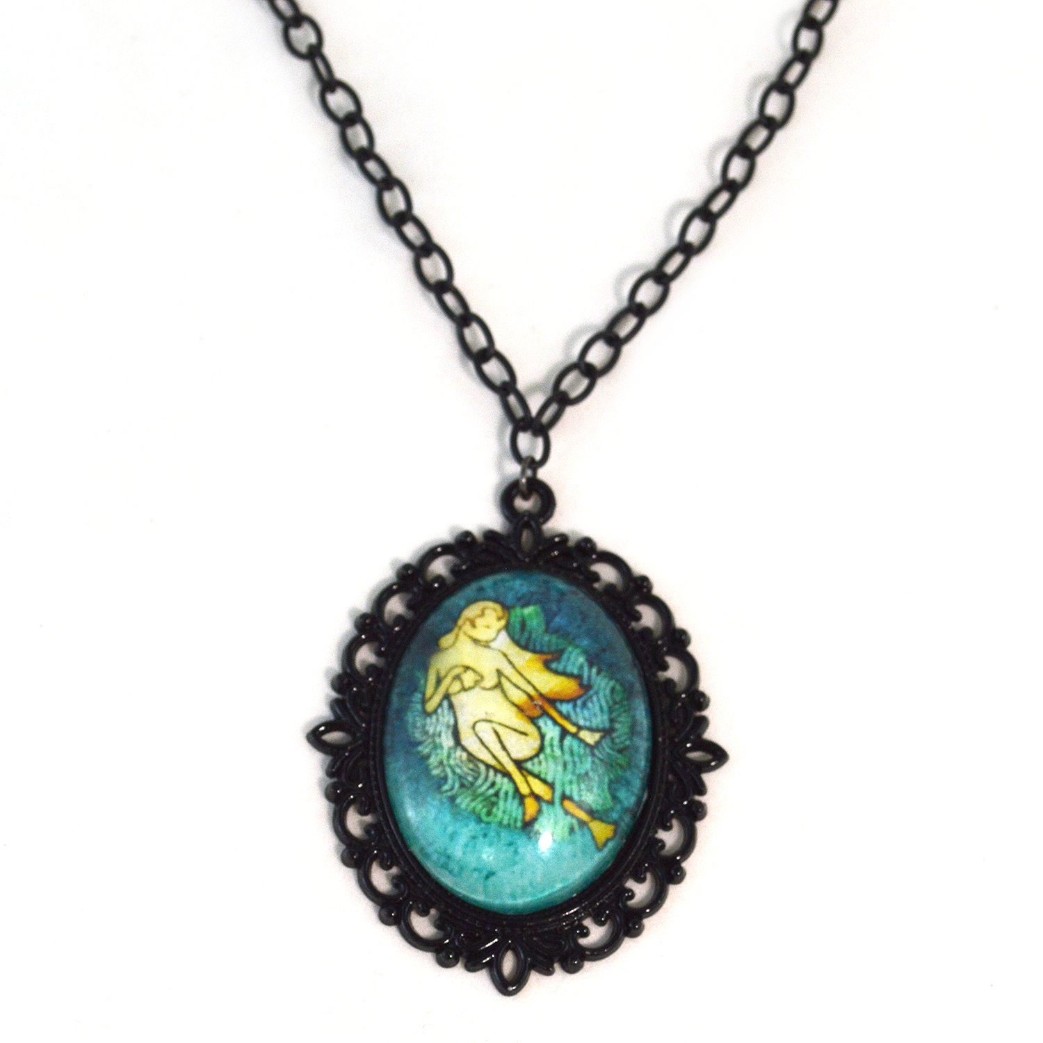 Glow in the Dark Witch Necklace – Twisted Pixies