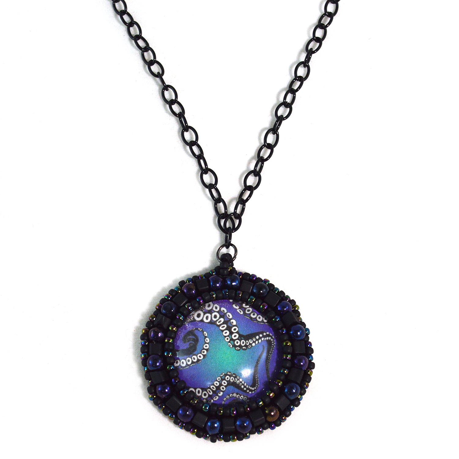 Octopus Pendant Necklace - Twisted Pixies
