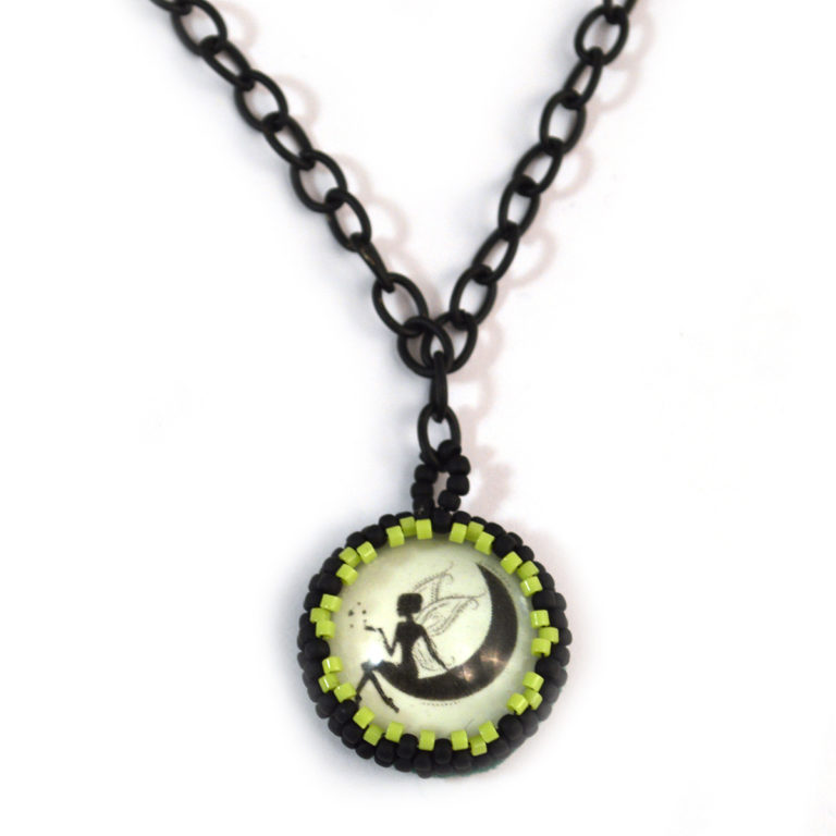Moon Fairy Glow in the Dark Necklace - Twisted Pixies