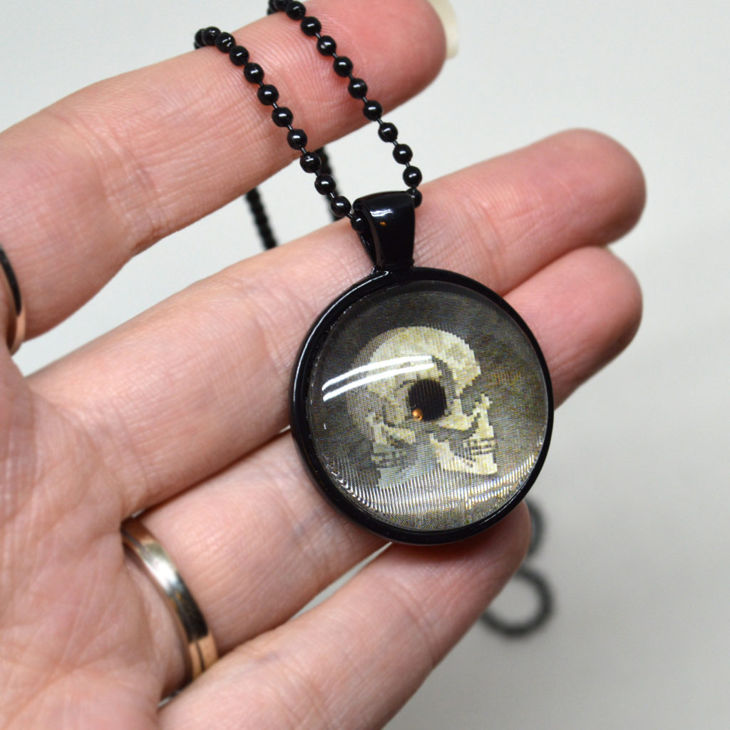 Holographic Skull Necklace for Men or Women (Made to Order) - Twisted ...