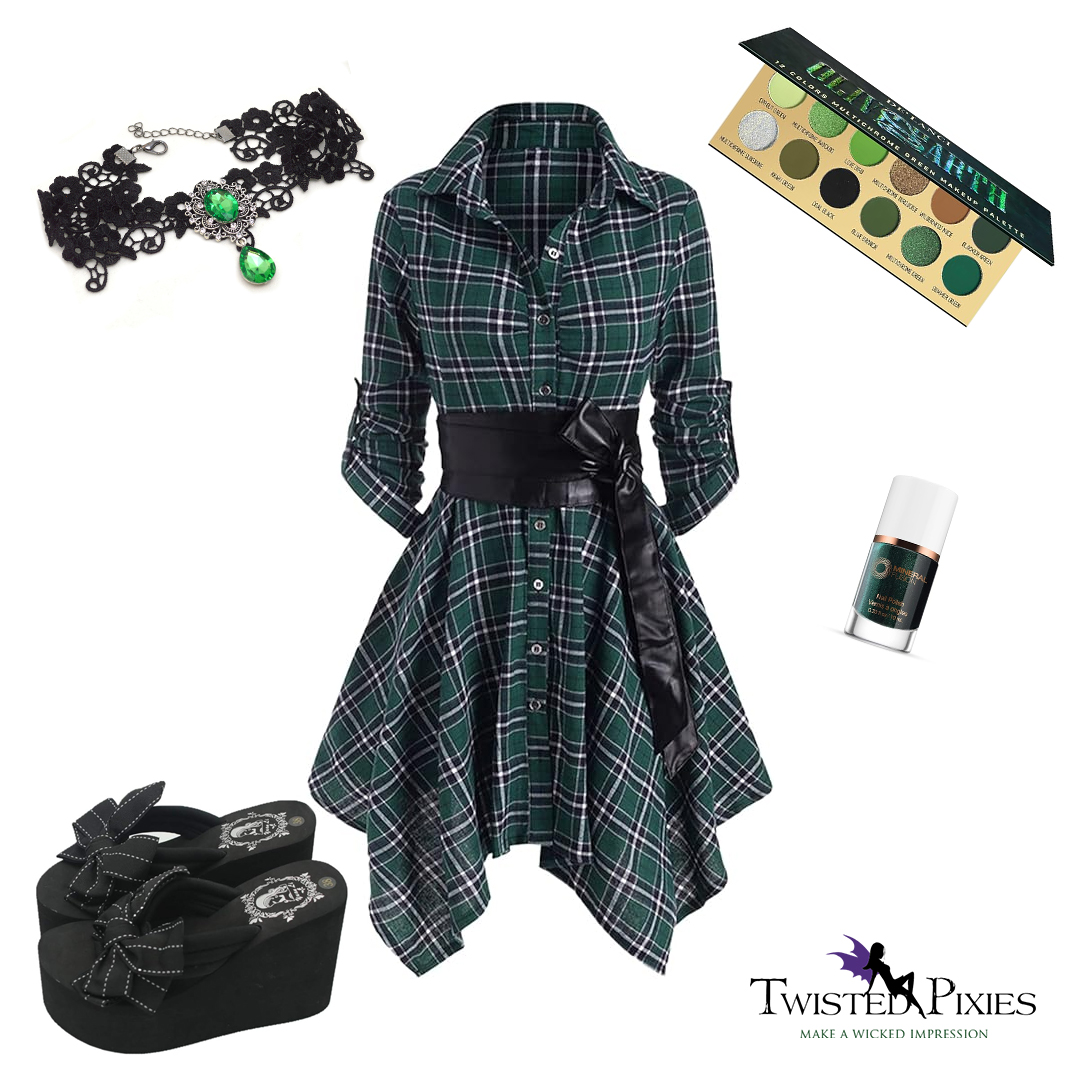 Rocking Spring with Goth Vibes: A Unique Gothic Outfit Idea for the ...